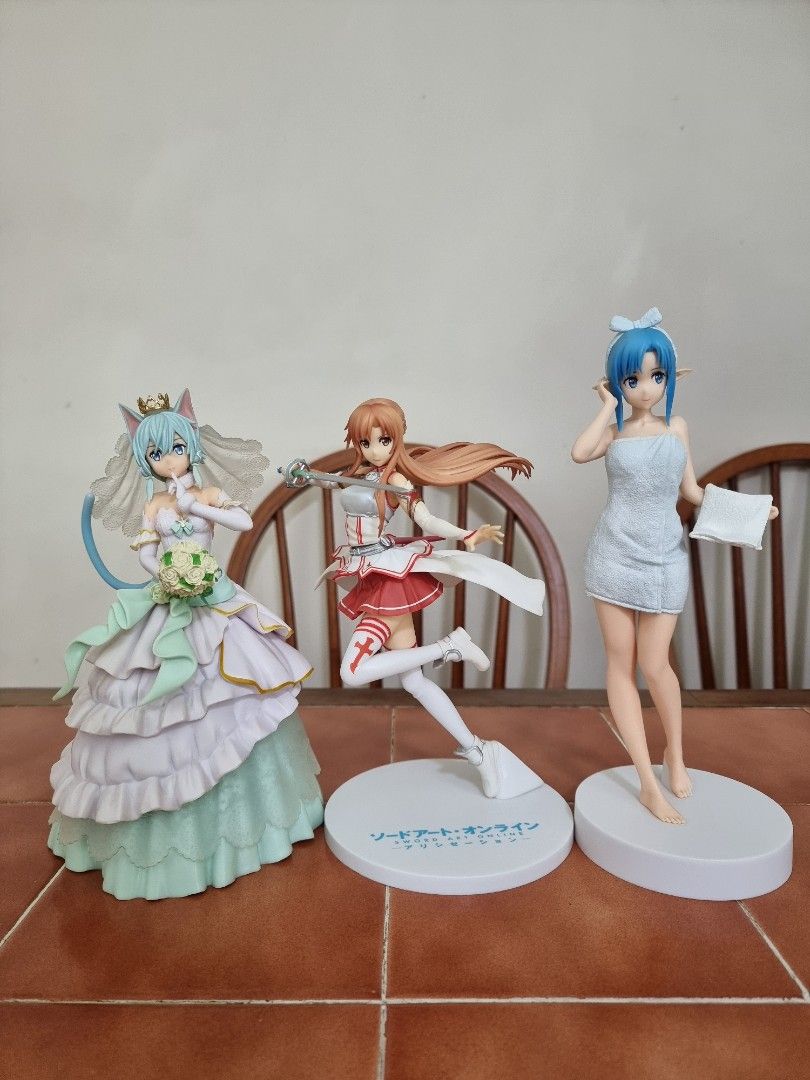 SAO - Asuna & Sinon - Ordinal Scale SEGA LPM Asuna - Banpresto EXQ Code ...
