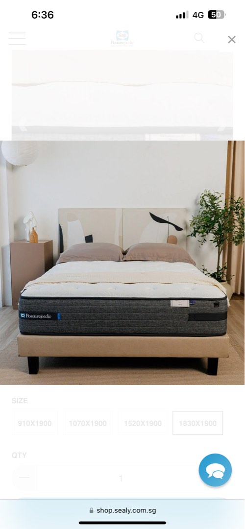 Sealy Posturepedic® Elevate Collection - Virtue (king), Furniture ...