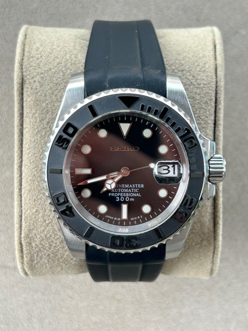 Seiko Mod Yachtmaster by SeraphLab, Luxury, Watches on Carousell