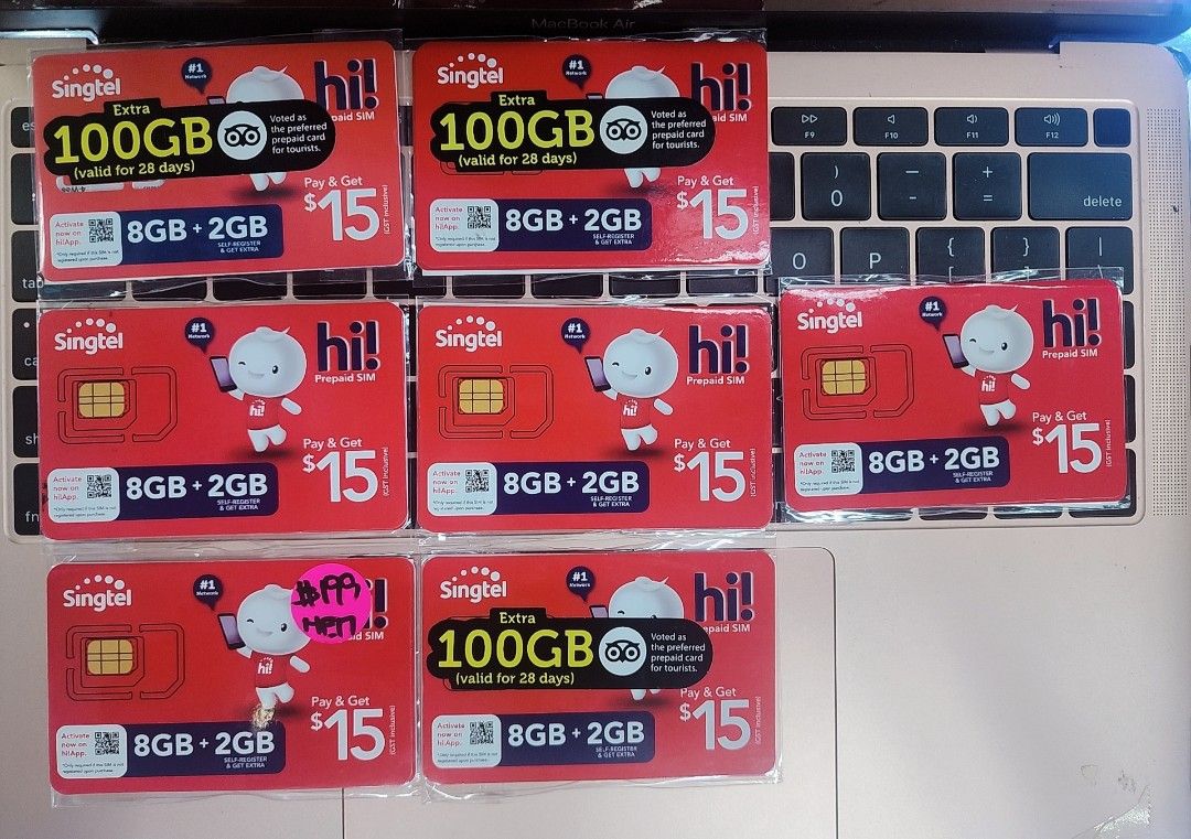 (Self Register) Prepaid Singtel Simcard (Golden Number), Mobile Phones ...