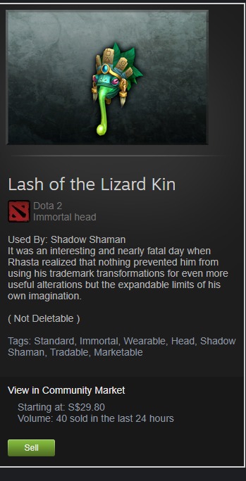 Shadow Shaman Immortal (Tongue Shackle), Video Gaming, Gaming ...