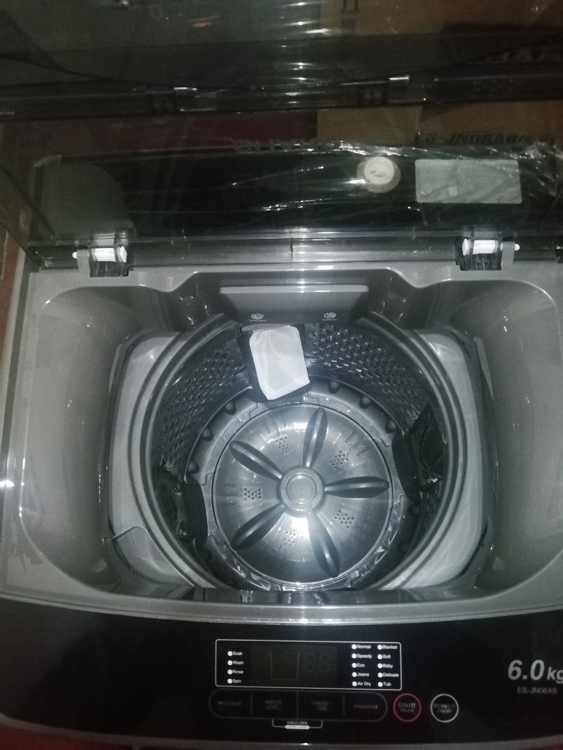 SHARP ES-JN06A9 FULLY AUTOMATIC TOP LOAD WASHING MACHINE (BRAND NEW ...