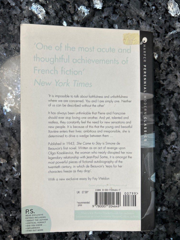 She came to stay simone de beauvoir, Hobbies & Toys, Books & Magazines ...