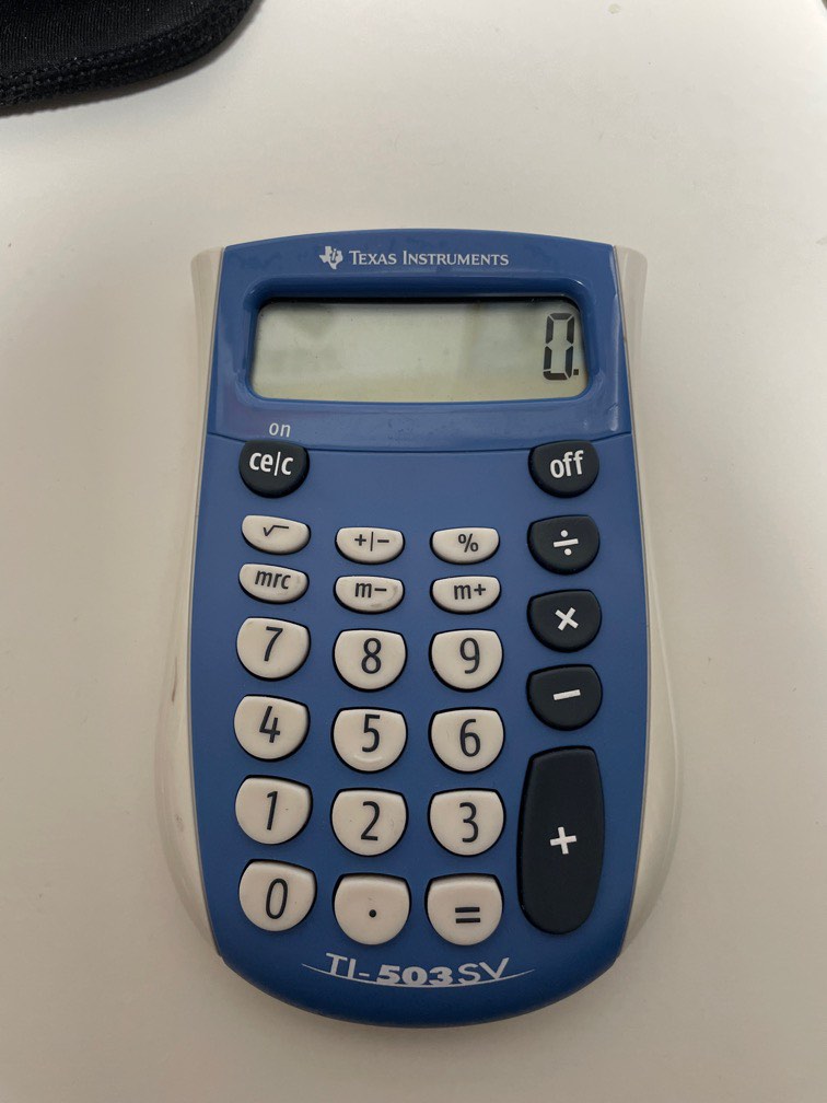 Simple Calculator Texas Instruments, Hobbies & Toys, Stationery & Craft ...