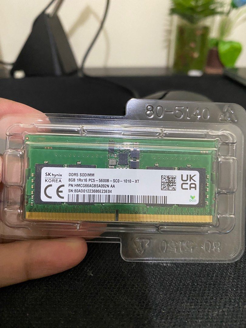 SK Hynix DDR5-5600B SODIMM 8GB, Computers & Tech, Parts & Accessories ...