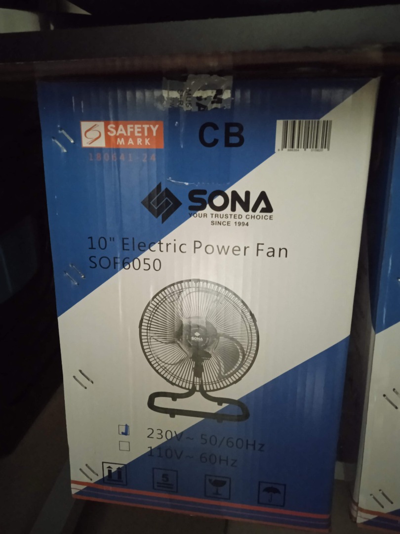 SONA Fan, Furniture & Home Living, Lighting & Fans, Fans on Carousell