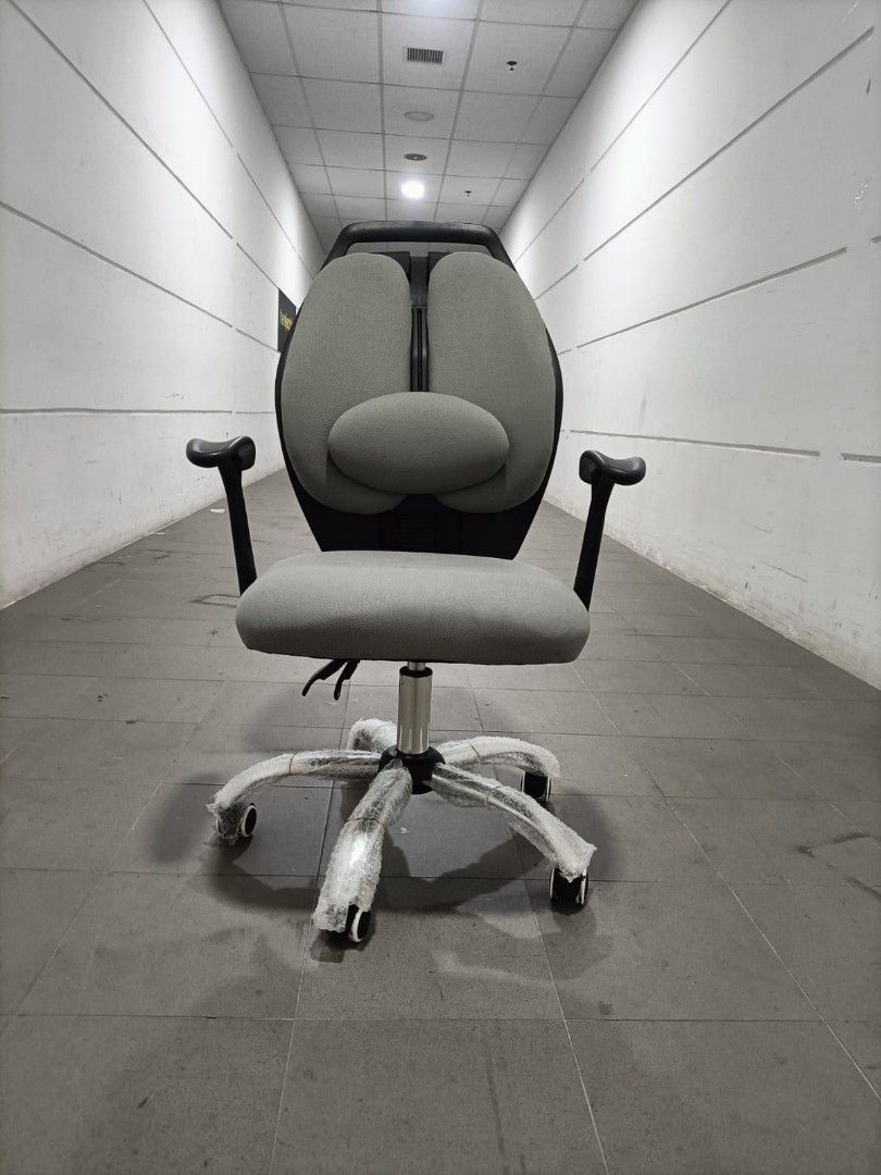 SPAWN II Dynaspine Office Chair in GREY, Furniture & Home Living ...