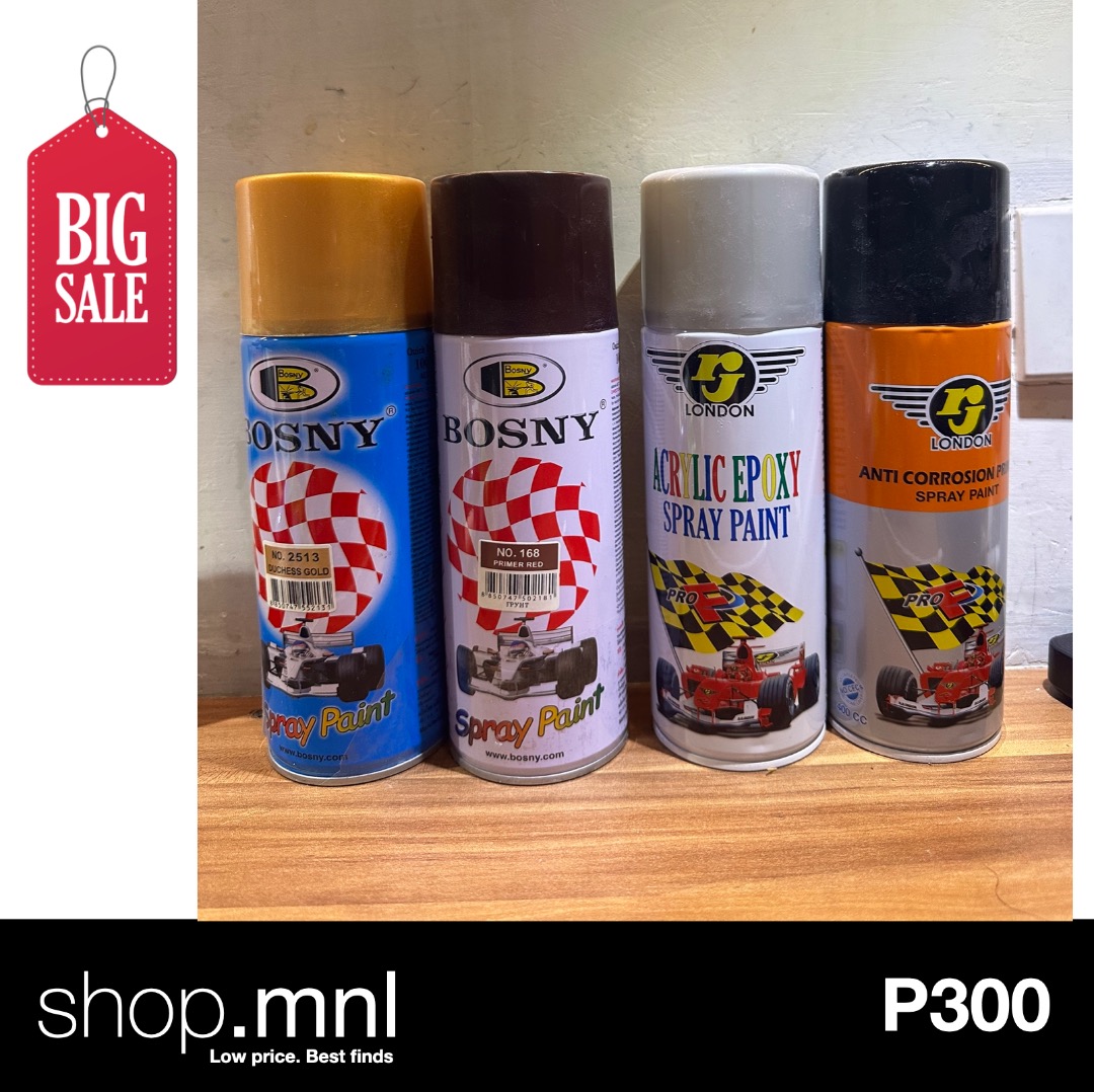 SPRAY PAINT SET PACKAGE DEAL, Hobbies & Toys, Stationary & Craft, Art ...