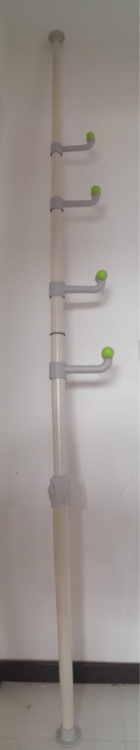 Standing Pole Clothes Rack - Coat Stand Hanger Closet Wardrobe ...