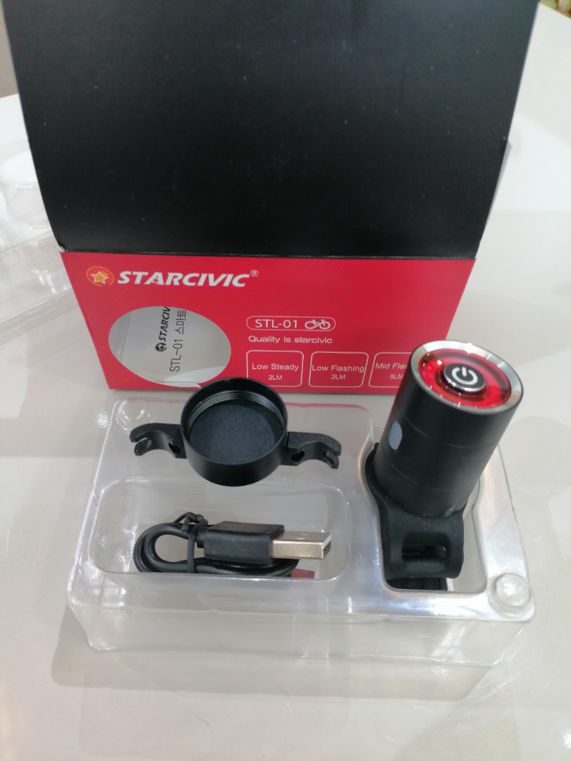 Starcivic STL-01 Tail Light, Sports Equipment, Bicycles & Parts, Bicycles on Carousell