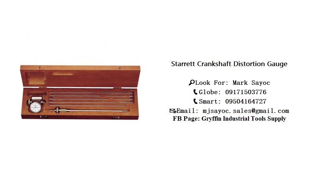Starrett Crankshaft Distortion Gauge, Commercial & Industrial ...