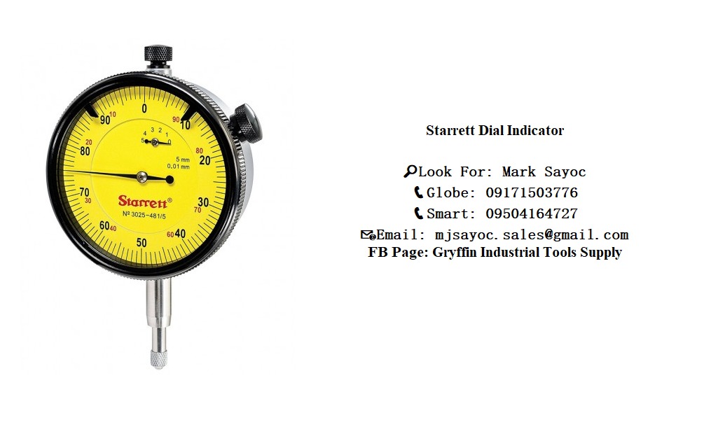 Starrett Dial Indicator, Commercial & Industrial, Industrial Equipment ...