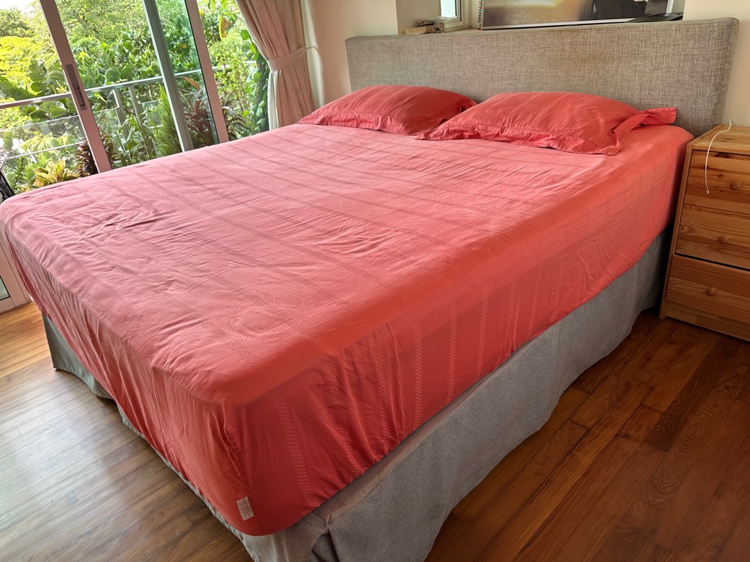 Super king size bed, Furniture & Home Living, Furniture, Bed Frames ...