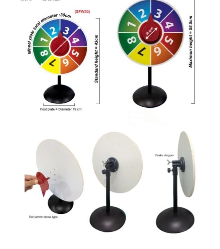 Table Fortune Wheel Stand, Hobbies & Toys, Stationery & Craft ...