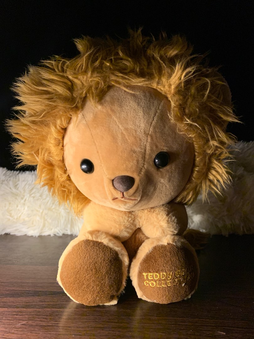 TEDDY BEAR — LION STUFF ANIMAL, Hobbies & Toys, Toys & Games on Carousell