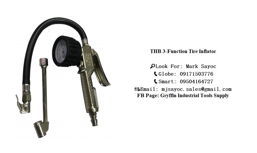 THB 3-Function Tire Inflator, Commercial & Industrial, Industrial Equipment on Carousell