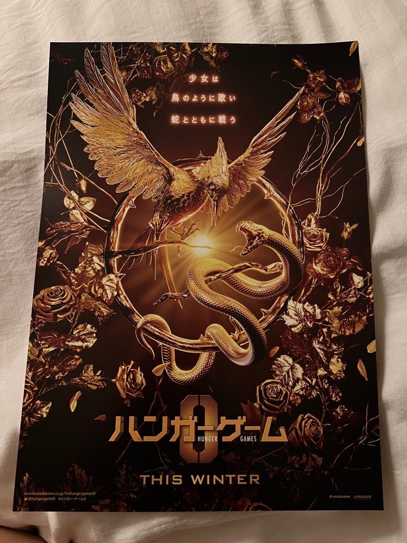 The Hunger Games Japanese Chirashi B5 poster, Hobbies & Toys ...