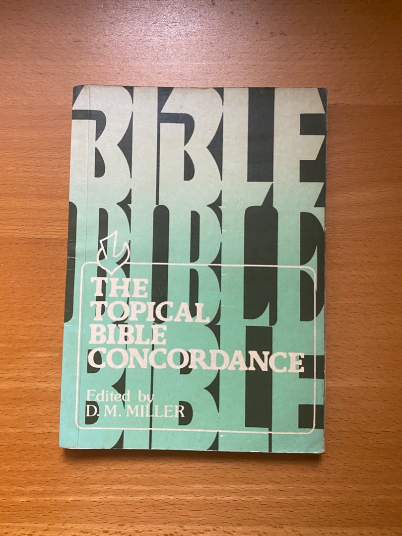 The Topical Bible Concordance, Hobbies & Toys, Books & Magazines ...