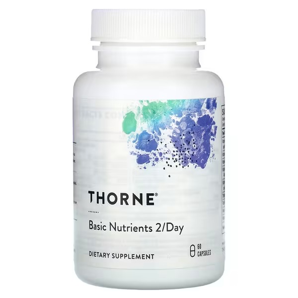 Thorne, Basic Nutrients 2/Day, 60 Capsules, Health & Nutrition, Health ...
