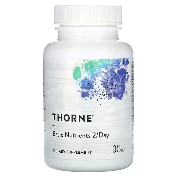 Thorne, Basic Nutrients 2/Day, 60 Capsules, Health & Nutrition, Health ...