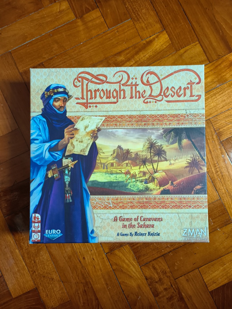 Through the Desert Board Game, Hobbies & Toys, Toys & Games on Carousell