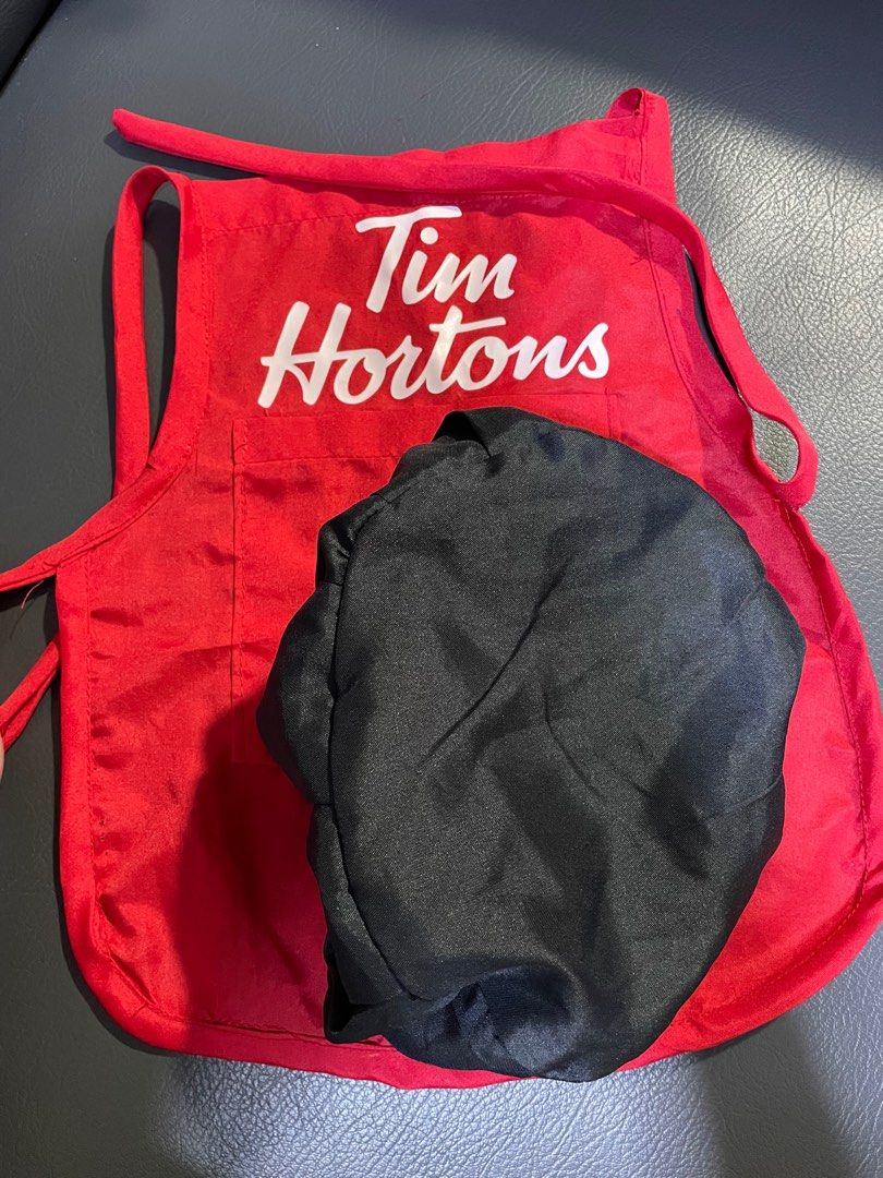 Tim Hortons Apron Restaurant Baby Milestone, Babies & Kids, Babies ...