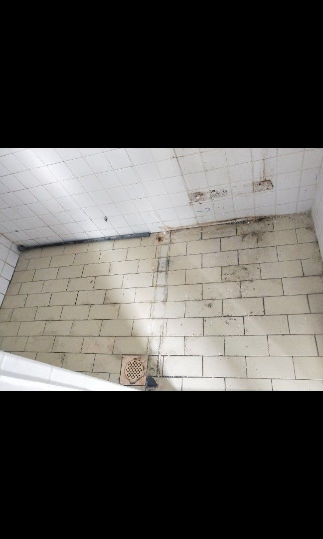 Toilet Overlay Tiles Works +Plumbing + Electrical Works Completed ...