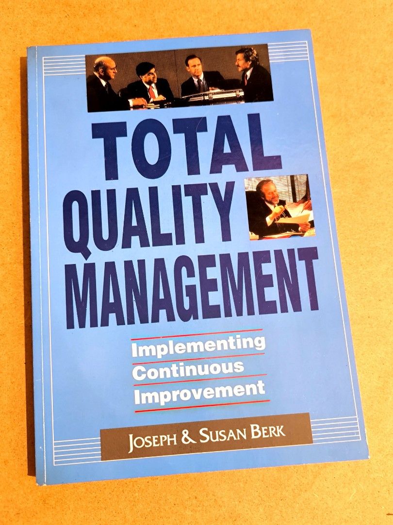 Total Quality Management Implementing Continuous Improvement Book By ...