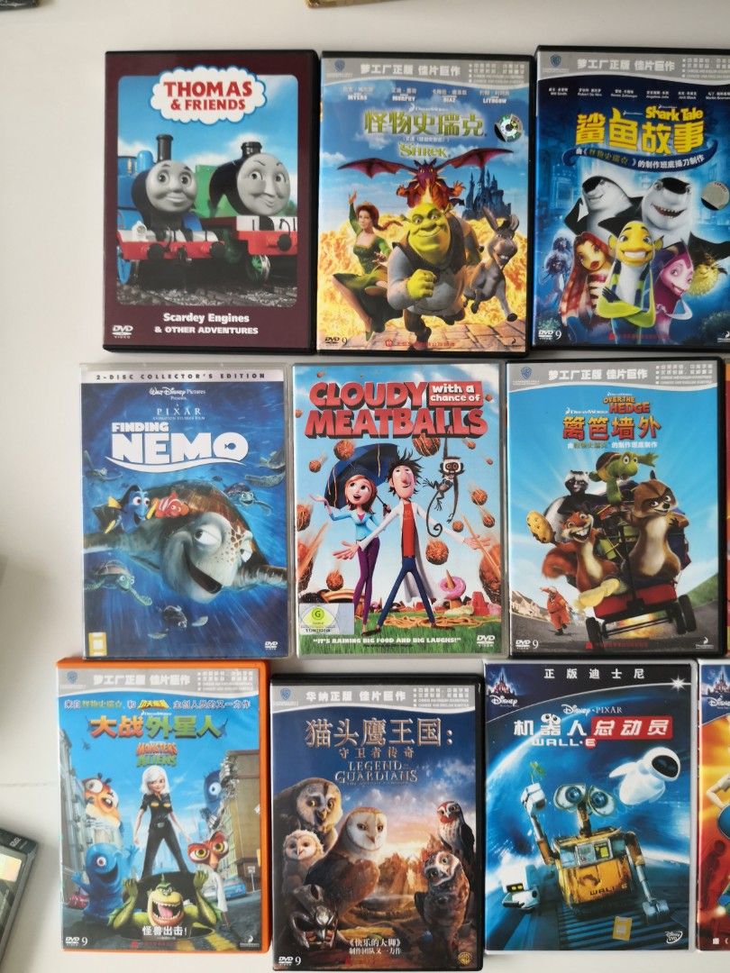 Toy Story / Ice Age/ Cars/ Kung Fu Panda/Incredibles/Hi5/Sherk/ Thomas ...