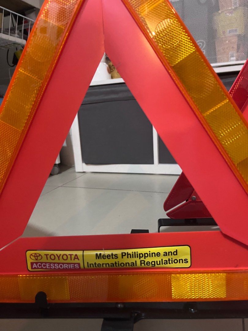 Toyota Advance Warning Triangle, Car Parts & Accessories, Other ...