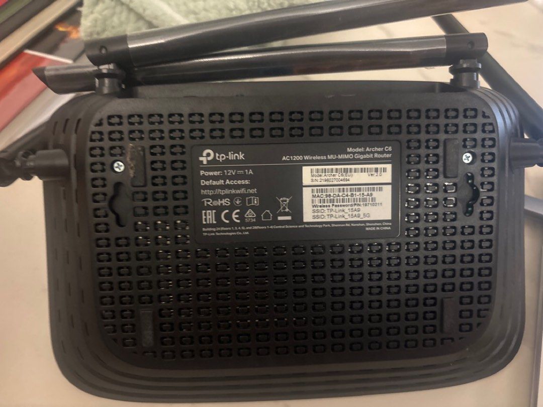 TP-Link AC1200 (Archer C6) 上網 router, 電腦＆科技, 商務用科技產品 - Carousell