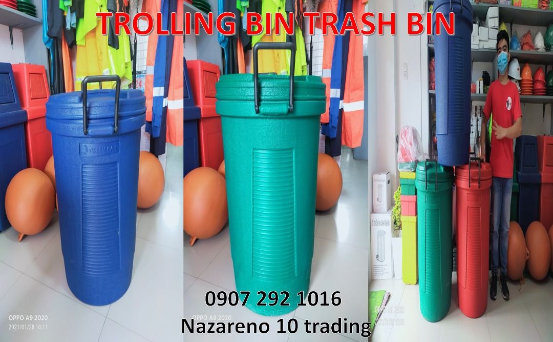 trash bin 616 Trolling bin, Furniture & Home Living, Cleaning ...