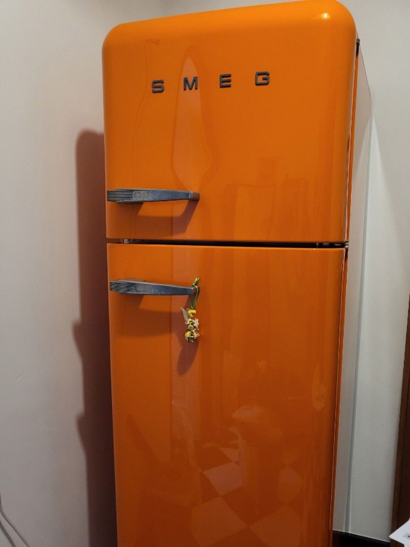 Two door smeg fridge in Orange, TV & Home Appliances, Kitchen ...
