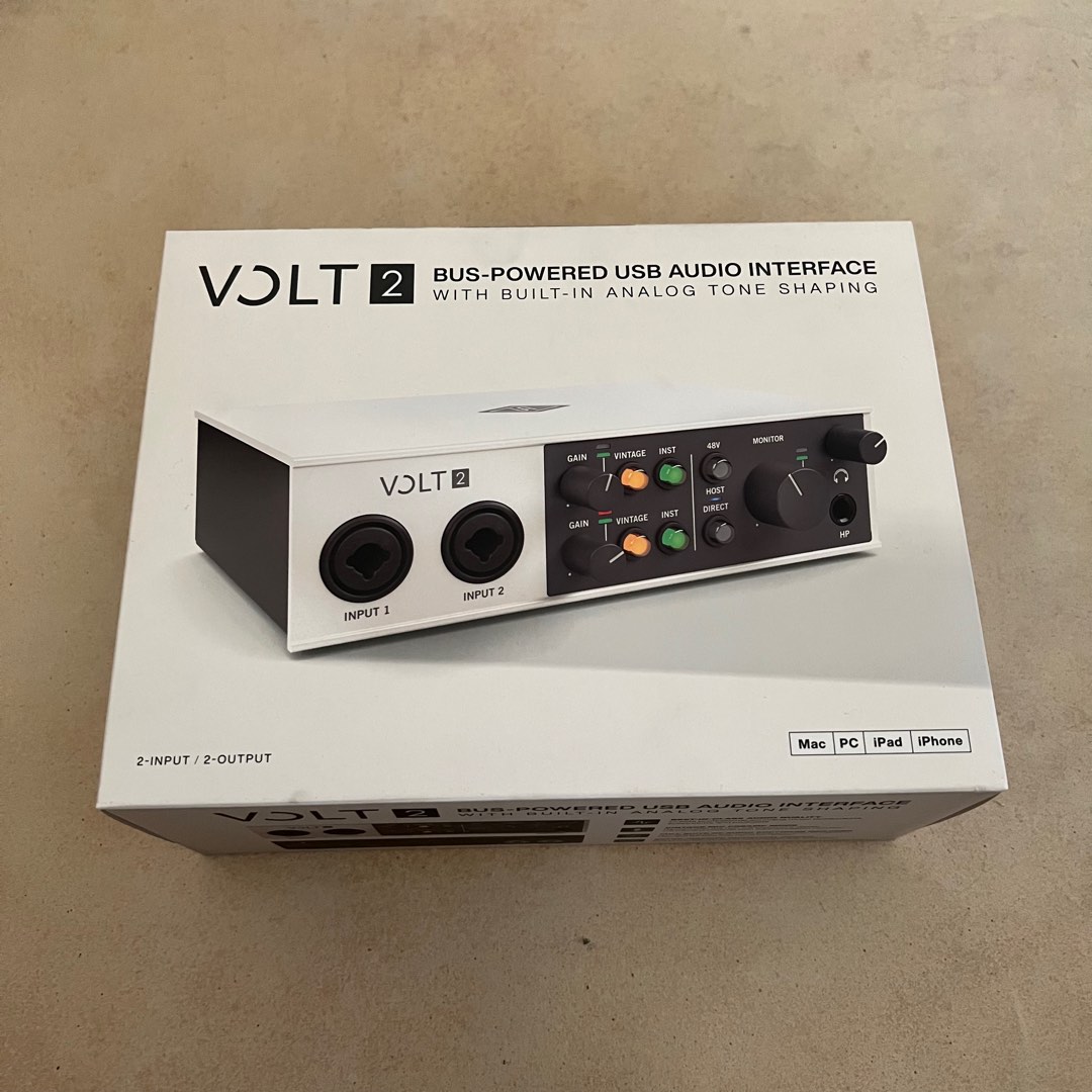 Uad Volt 2 Usb Audio Interface Audio Voice Recorders On Carousell