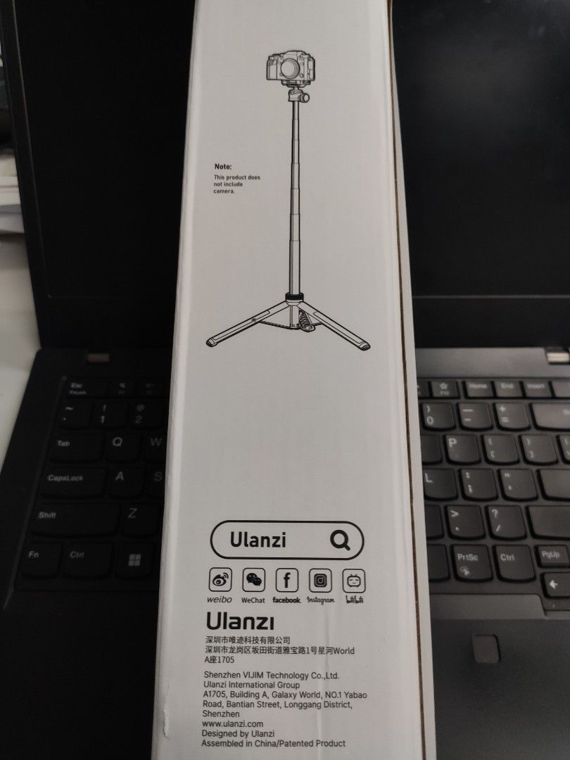 ULANZI MT-44 EXTENDABLE VLOG LIVE STREAM TRIPOD FOR CP AND MIRRORLESS, Photography, Photography ...