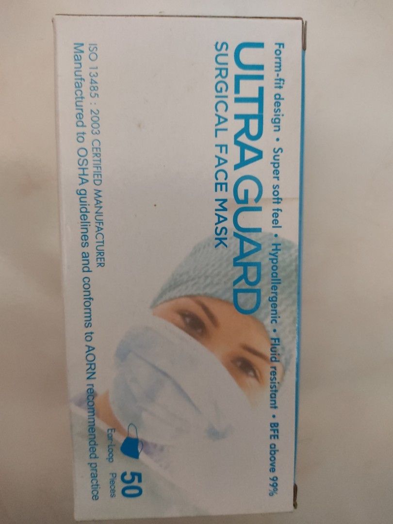 UltraGuard masks 50s New, Health & Nutrition, Medical Supplies & Tools ...