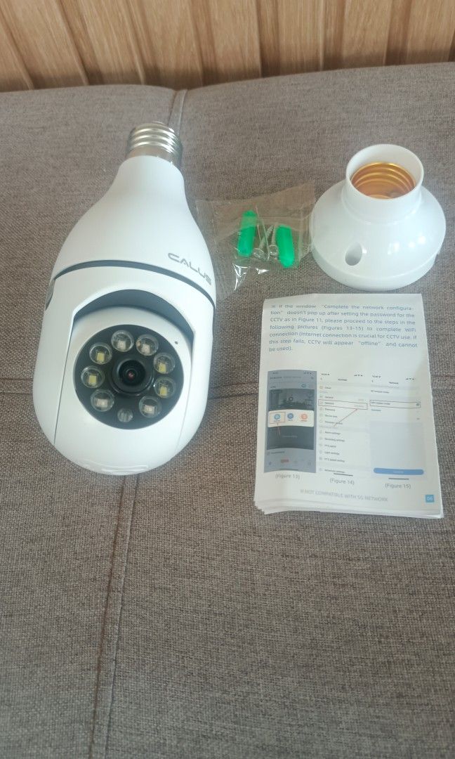 V380 Smart Camera CCTV bulb type LED suddenly not turning on, Furniture ...