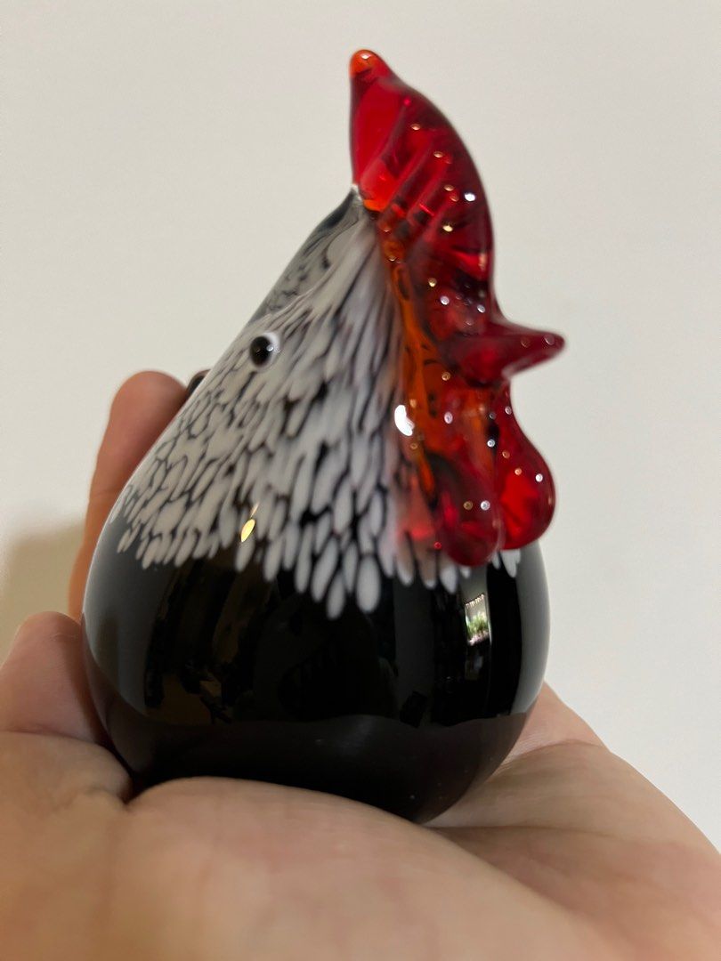 Vintage Glass Chicken, Hobbies & Toys, Memorabilia & Collectibles ...