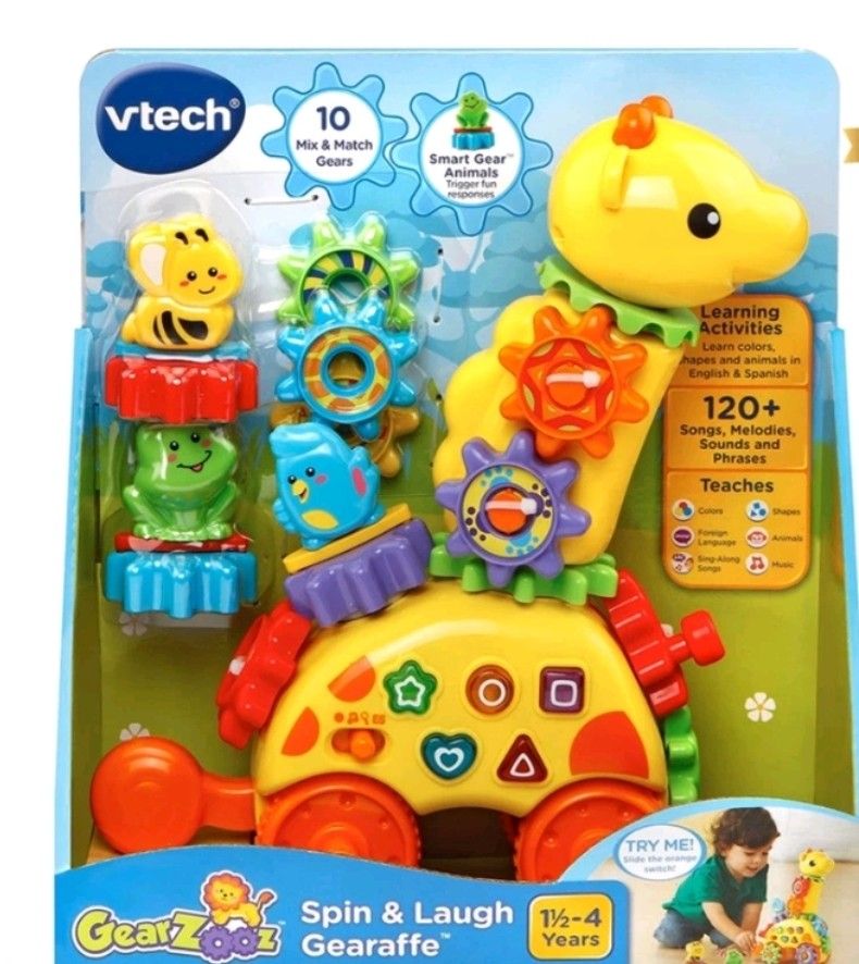 Vtech giraffe gear toy animal, Babies & Kids, Infant Playtime on Carousell