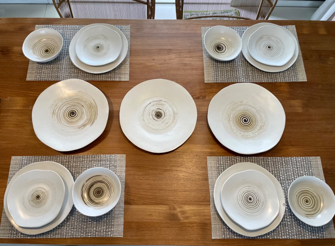 Whole sets of Japanese Zen style tablewares (4 sets), Furniture & Home ...