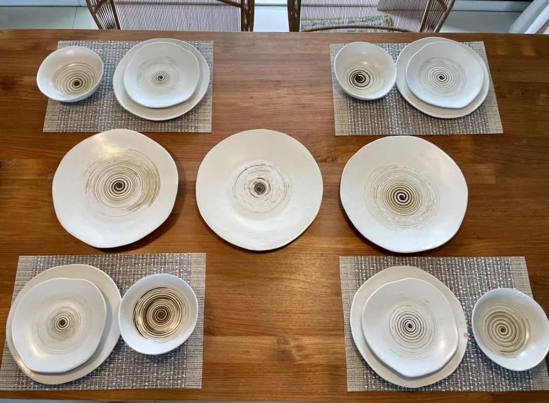 Whole sets of Japanese Zen style tablewares (4 sets), Furniture & Home ...