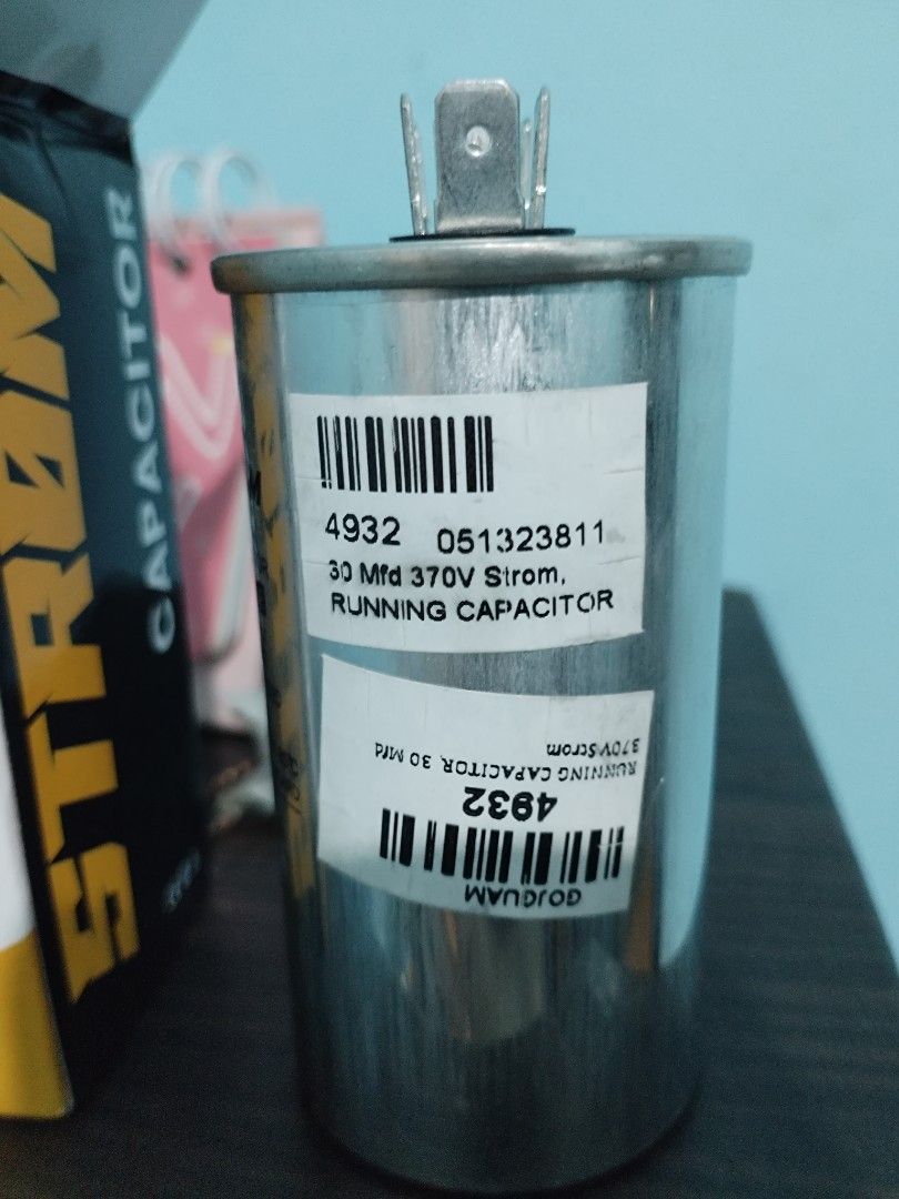 Window type aircon capacitor, TV & Home Appliances, Air Conditioning ...