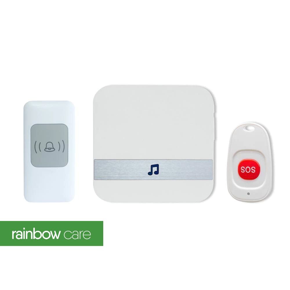 Wireless Elderly Call Bell with SOS Button, Health & Nutrition ...