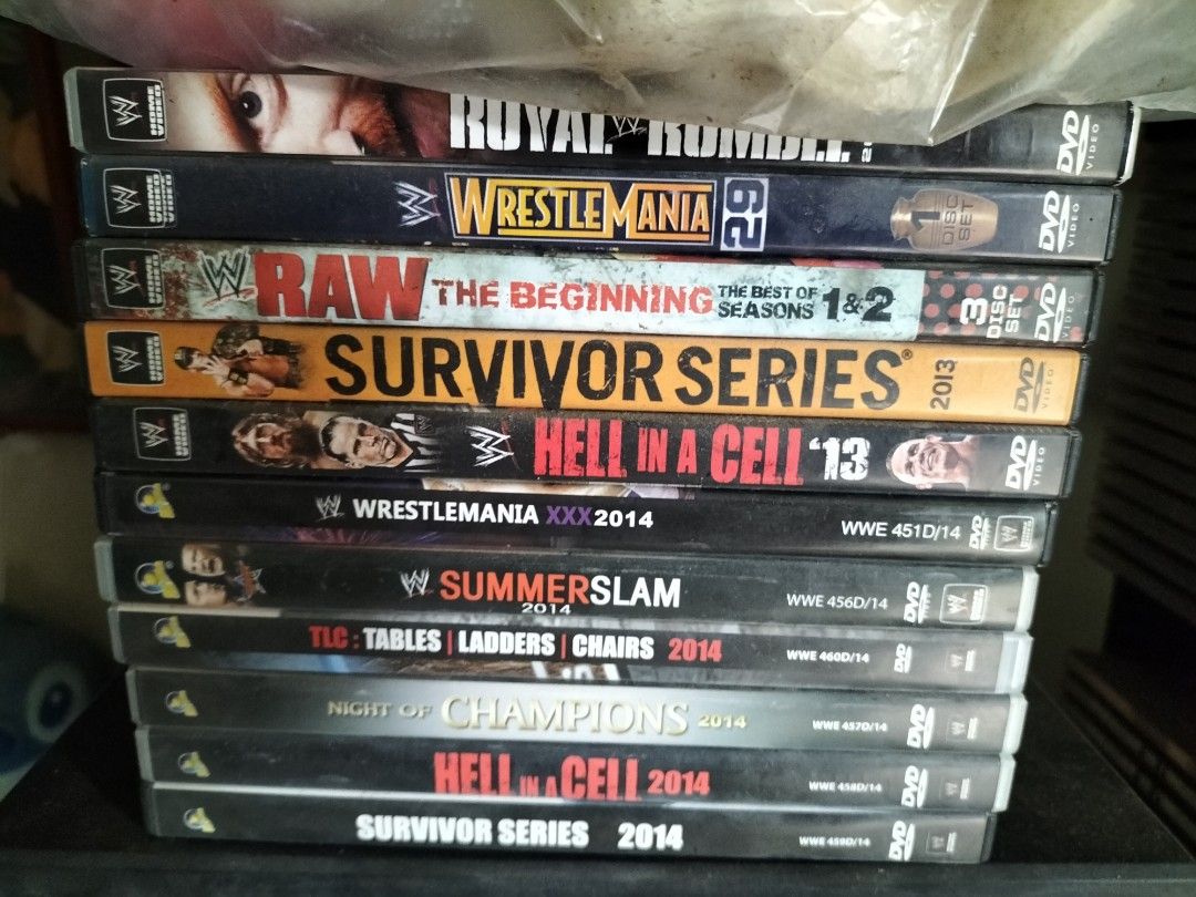 World Wrestling Entertainment (WWE) DVDs, Hobbies & Toys, Music & Media ...
