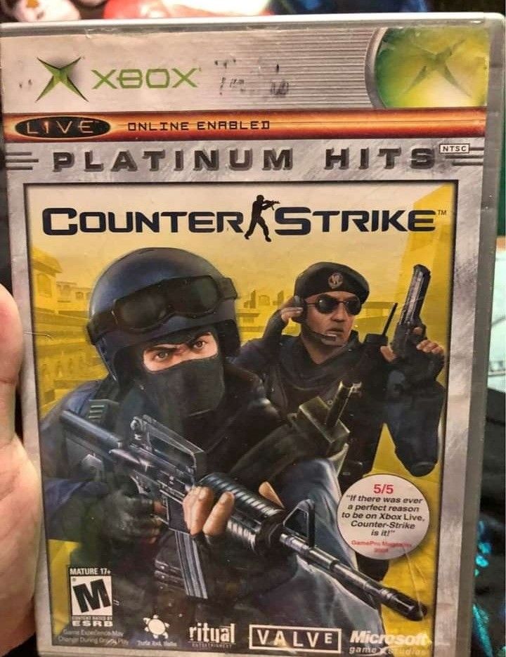 Xbox Counter-Strike Counterstrike CS Counter strike valve FPS first ...