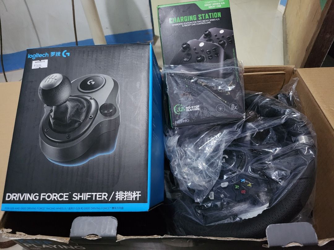 Logitech G920 Steering Wheel, Pedal, and Shifter, Video Gaming, Gaming ...