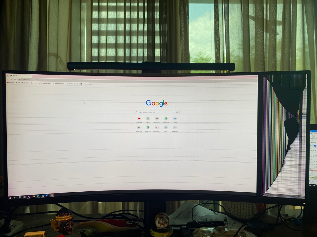 Xiaomi curved monitor broken, Computers & Tech, Parts & Accessories ...