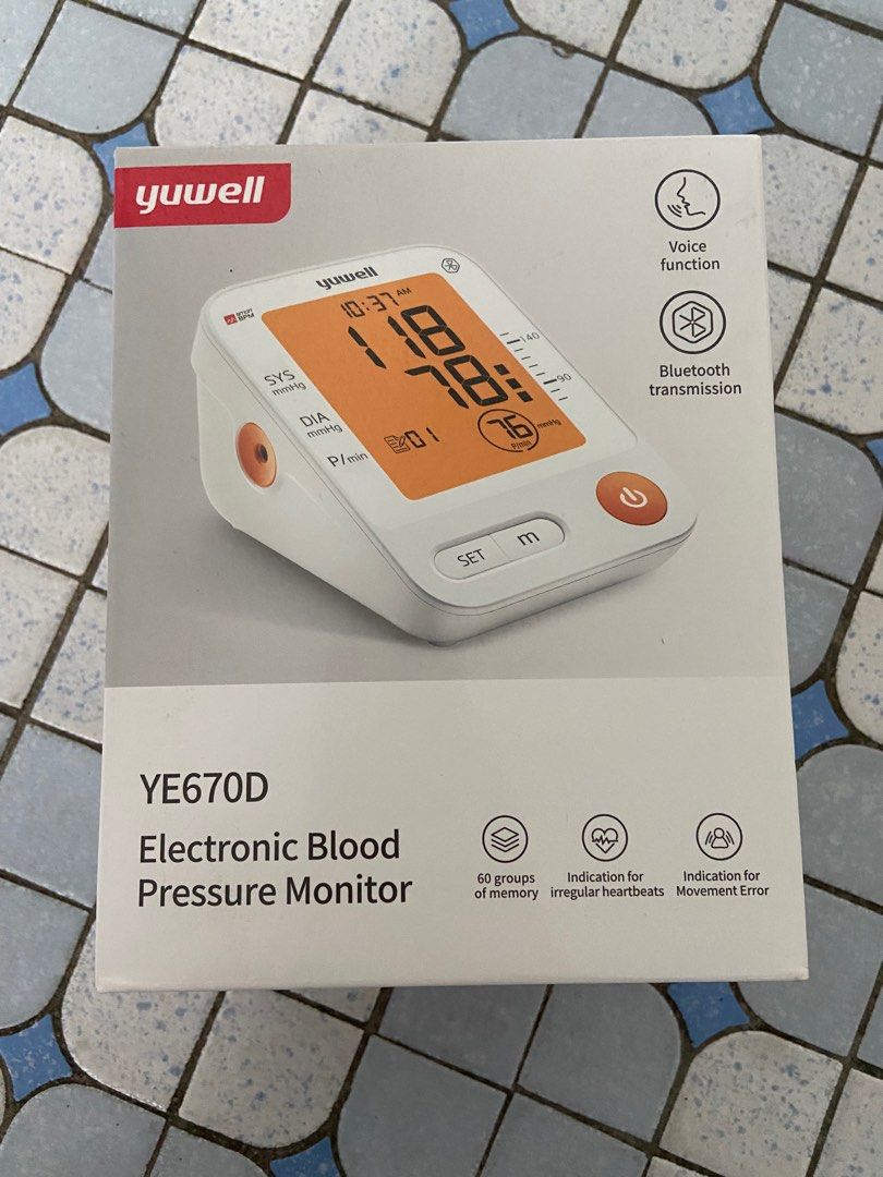 Yuwell Blood Pressure Monitor, Beauty & Personal Care, Bath & Body ...