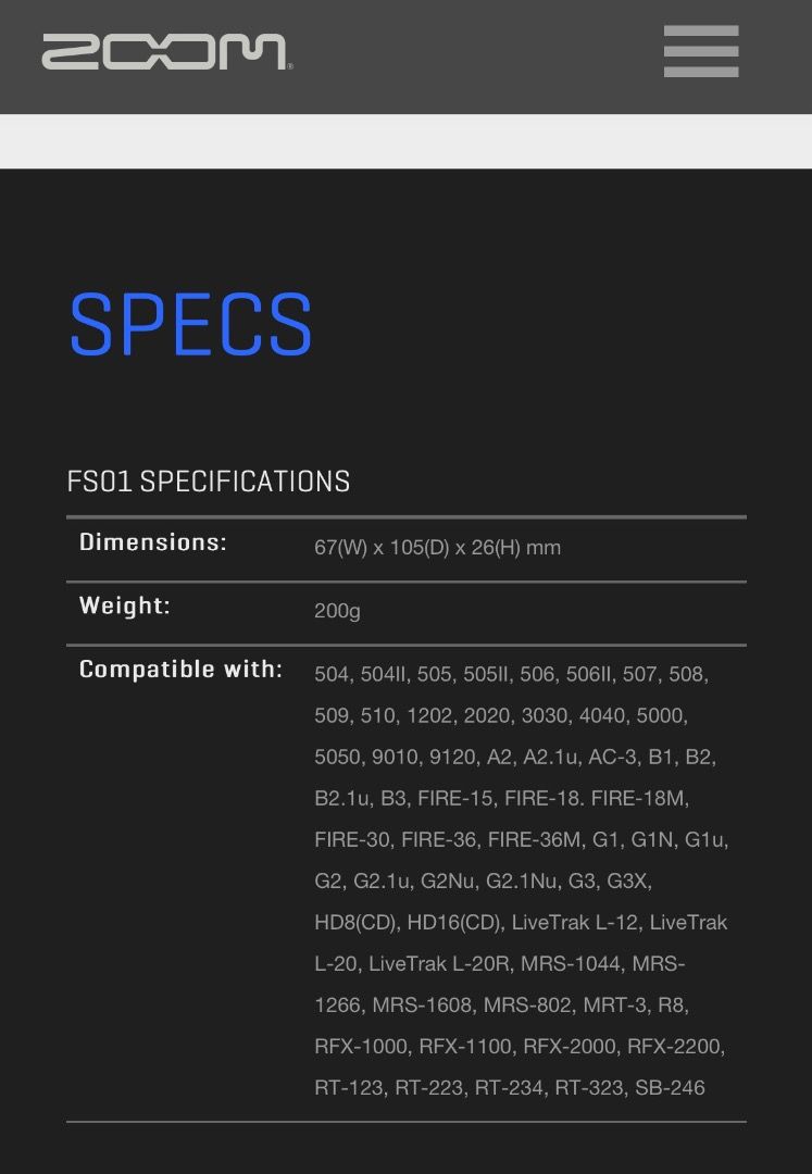 Zoom FS01 Momentary Foot Switch, Hobbies & Toys, Music & Media, Music Accessories on Carousell