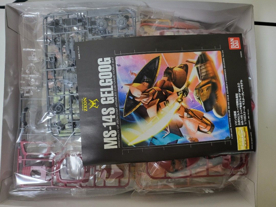 1/100 Scale MG MS-14S Char's Gelgoog Ver. 2.0 Gundam, Hobbies & Toys ...
